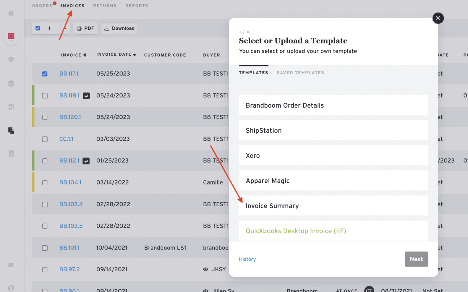 Generate Order Reports